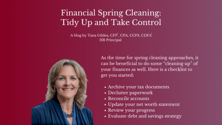 Financial Spring Cleaning: Tidy Up and Take Control - HB Wealth